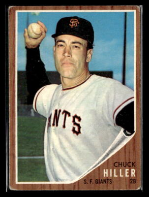 1962 Topps #188a Chuck Hiller | eBay