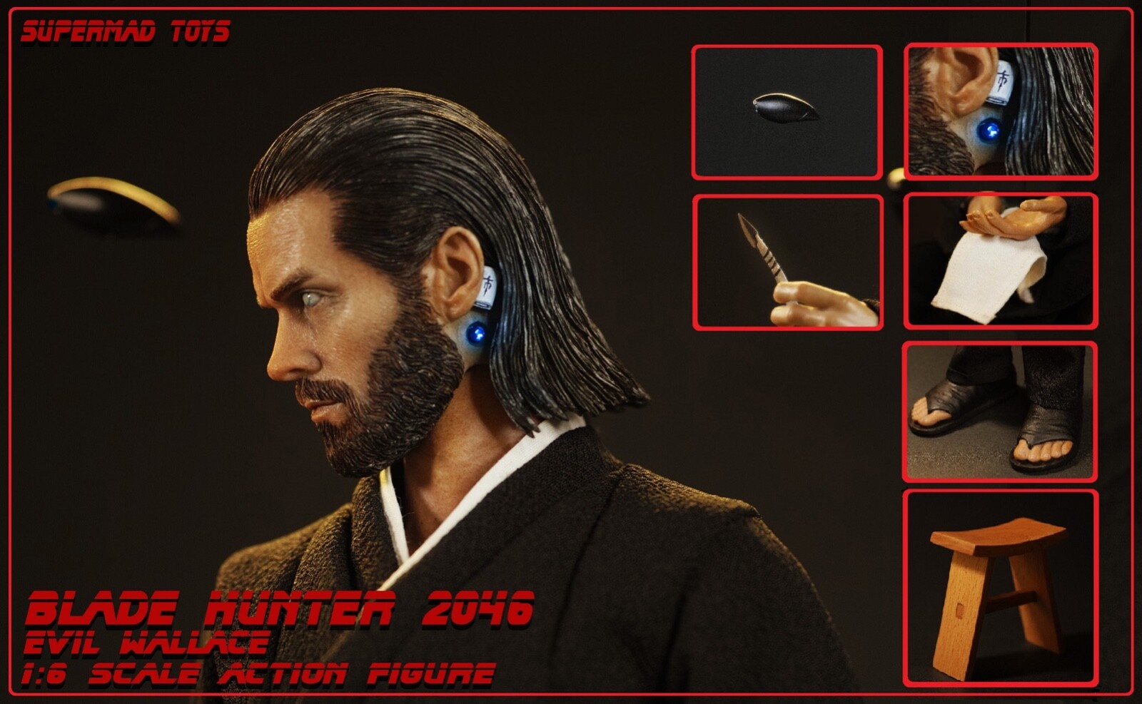 1/6 Blade Runner 2049 Niander Wallace Jr Figure US Toys Deckard | eBay