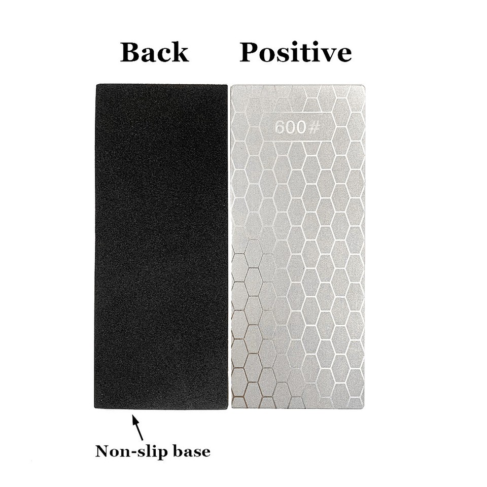 3PCS 400 600 1000 Grit Diamond Knife Sharpening Plate Honing Bench ...