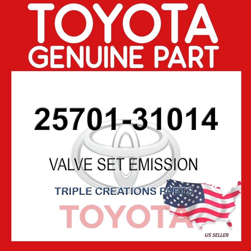25701-31014 GENUINE OEM TOYOTA VALVE SET, EMISSION CONTROL, NO.1 ...