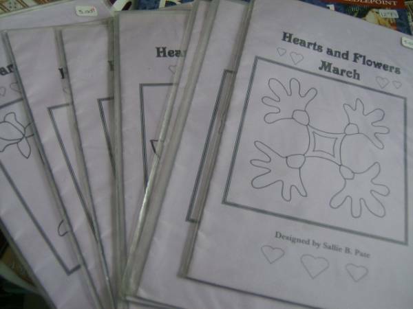 Hearts & Flowers Monthly Quilt Block Pattern Your Choice- Sallie Pate ...