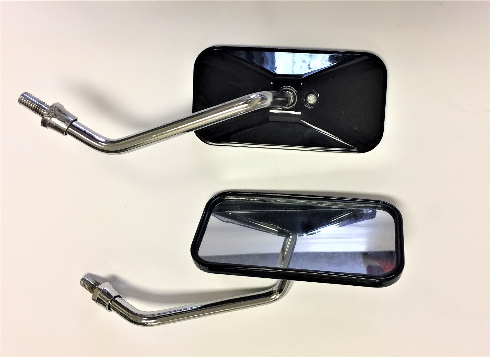 Retro Rear View Mirrors With 8mm Mirrors Appx. 5.25 inches in length ...
