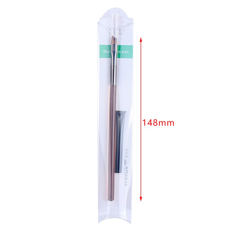 1Pc French Tip Nail Brushes Half Moon Shape UV Gel Acrylic Painting ...