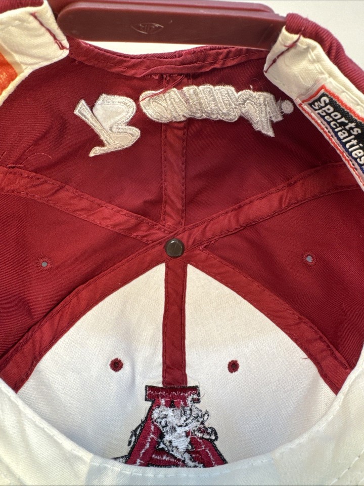 Vintage Alabama Crimson Tide Logo Script Sports Specialties Snapback ...