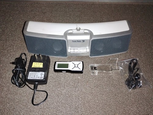 SanDisk Sansa M250 2GB MP3 Player With Rare Detachable Belt Clip And ...