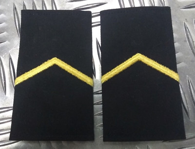 Genuine U.S Military 1 Chevron Rank Slides / Shoulder Epaulettes Long ...