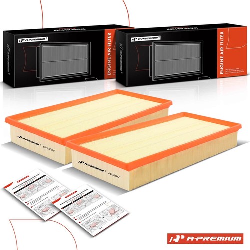 A-Premium 2x Engine Air Filter for Land Rover Range Rover 06-09 Audi Q7 ...
