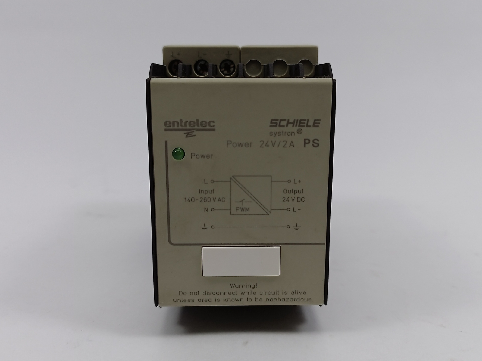 Entrelec Schiele 2.423.417.10 24V 2A PS Systron Switching Power Supply ...