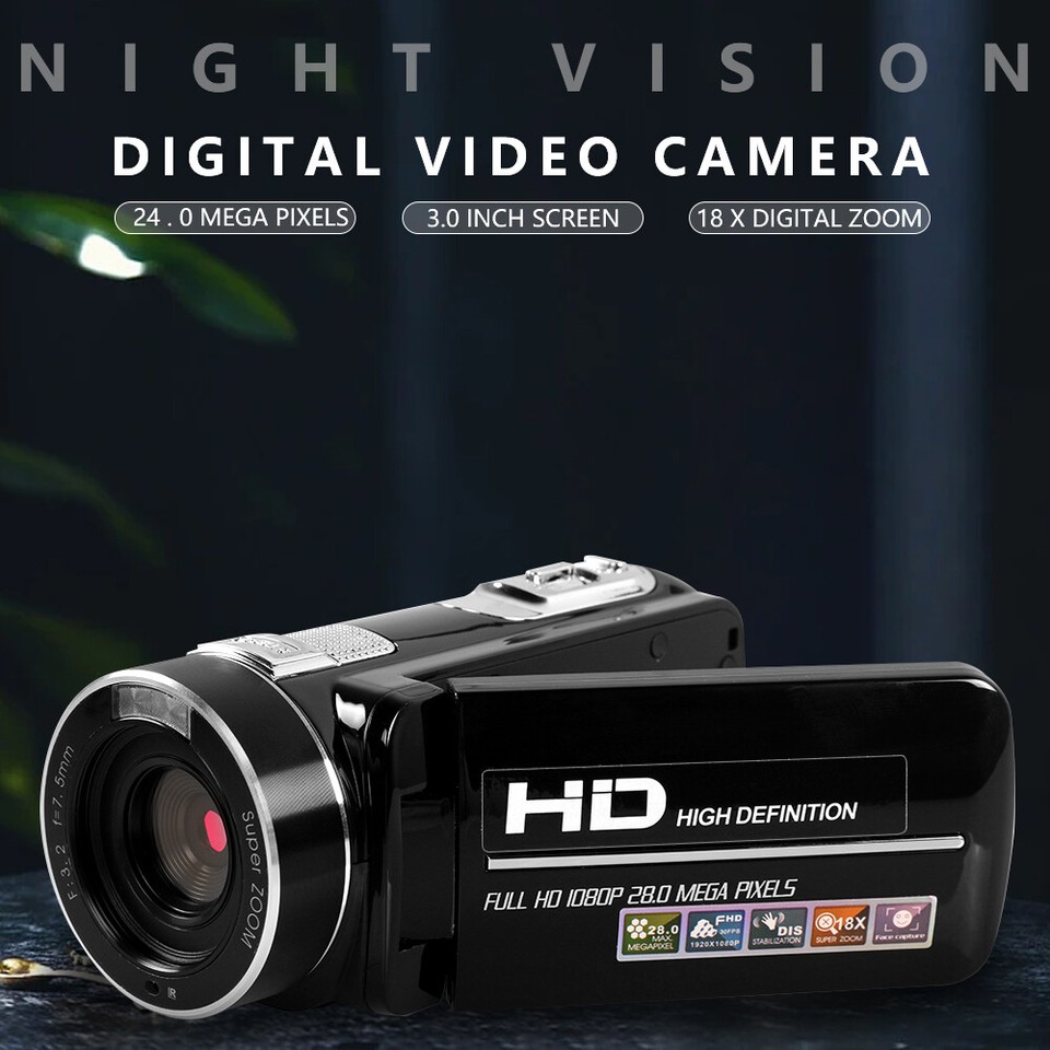 1080P Digital Video Camera HD Camcorder 16x Zoom Digital Video Camera ...