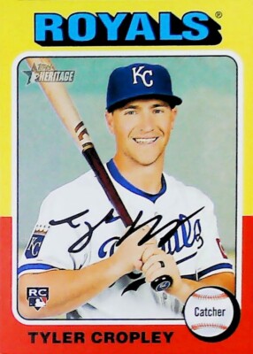 2024 TOPPS HERITAGE HIGH NUMBER #630 TYLER CROPLEY KANSAS CITY ROYALS ...