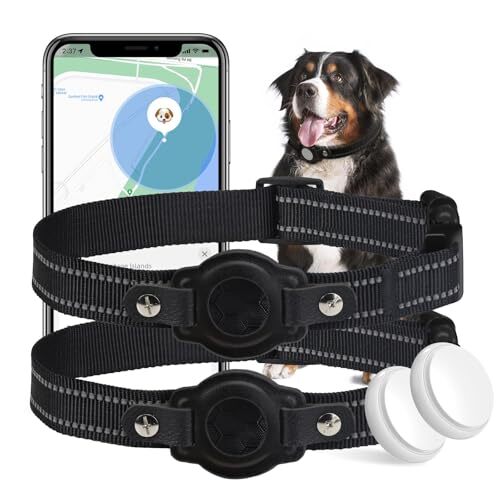 GPS Tracker for Dogs, Waterproof Location Pet Tracking Smart Collar ...