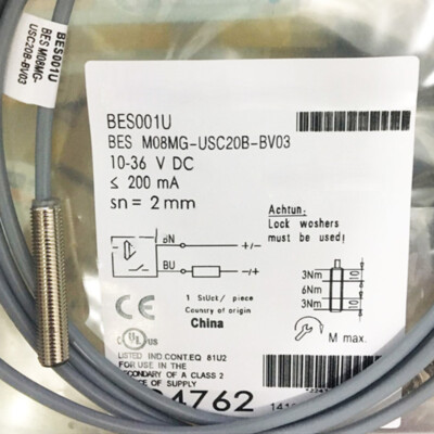 Inductive Sensor 10-36V DC For BES001U BES M08MG-USC20B-BV03 ...