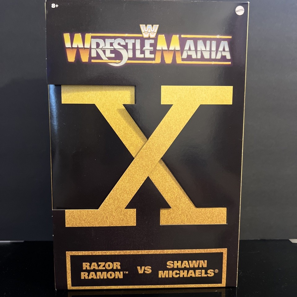 WWE WrestleMania X Shawn Michaels Razor Ramon action figure set ...