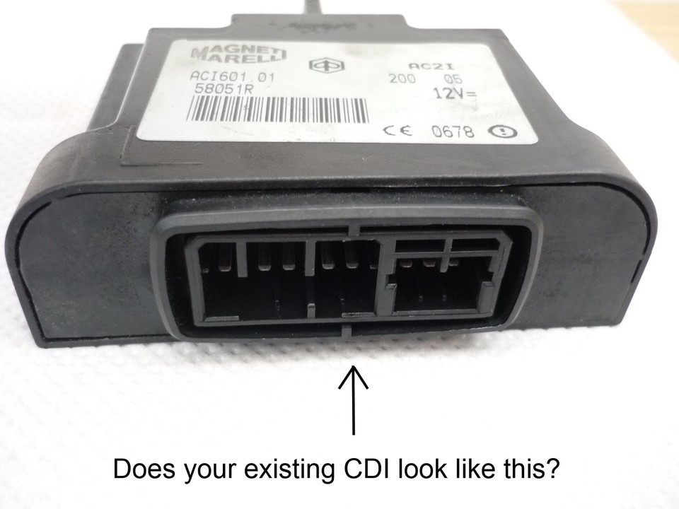 CDI ECU fits Piaggio Skipper ST125, 125cc Chip Key Bypass. Removes ...