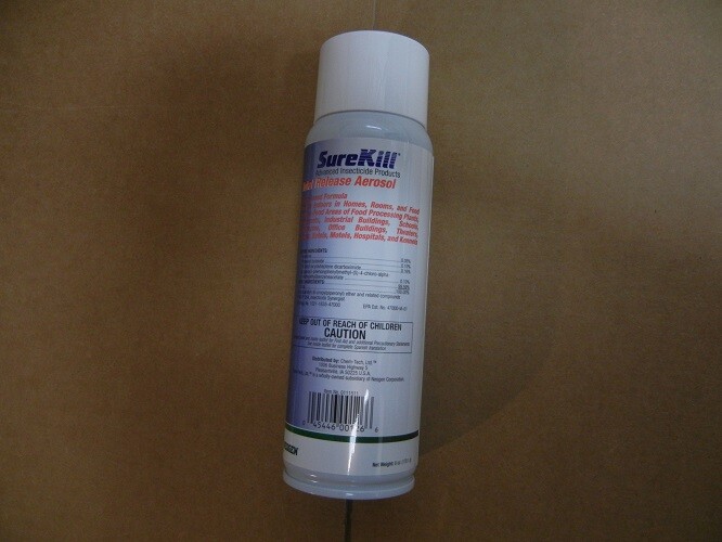 Surekill Total Release Aerosol 6oz(1 Can) Container Fogger No Sales to ...
