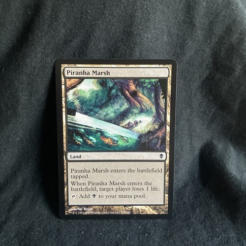 Piranha Marsh Zendikar Original NM Pack Fresh Magic The Gathering | MTG ...