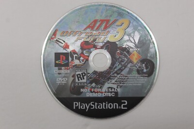 ATV Offroad Fury 3 Not For Resale Demo Disc (PS2, 2004) Disc Only ...