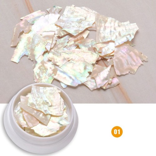 1 Box Shell Paper Abalone Flake Slice Sequin Fragment DIY Crafts Nail ...