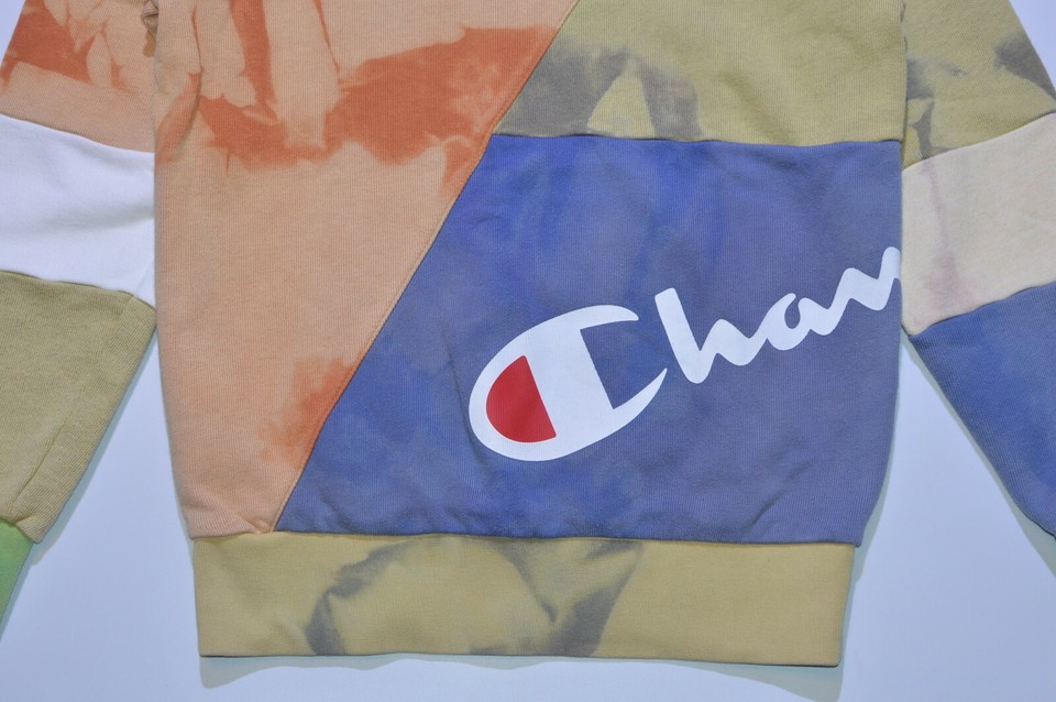 Champion Multicolor Colorblock Sweatshirt Crewneck 214354 Size L | eBay
