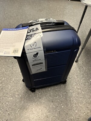 InUSA Pilot Plastic Carry-On Luggage Blue (IUPIL00S-BLU) NEW in Box | eBay