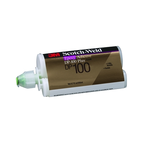 3M Scotch-Weld Two-Part Epoxy Adhesives, Dp100 Plus, 1.7 Oz, Dou-Pak ...