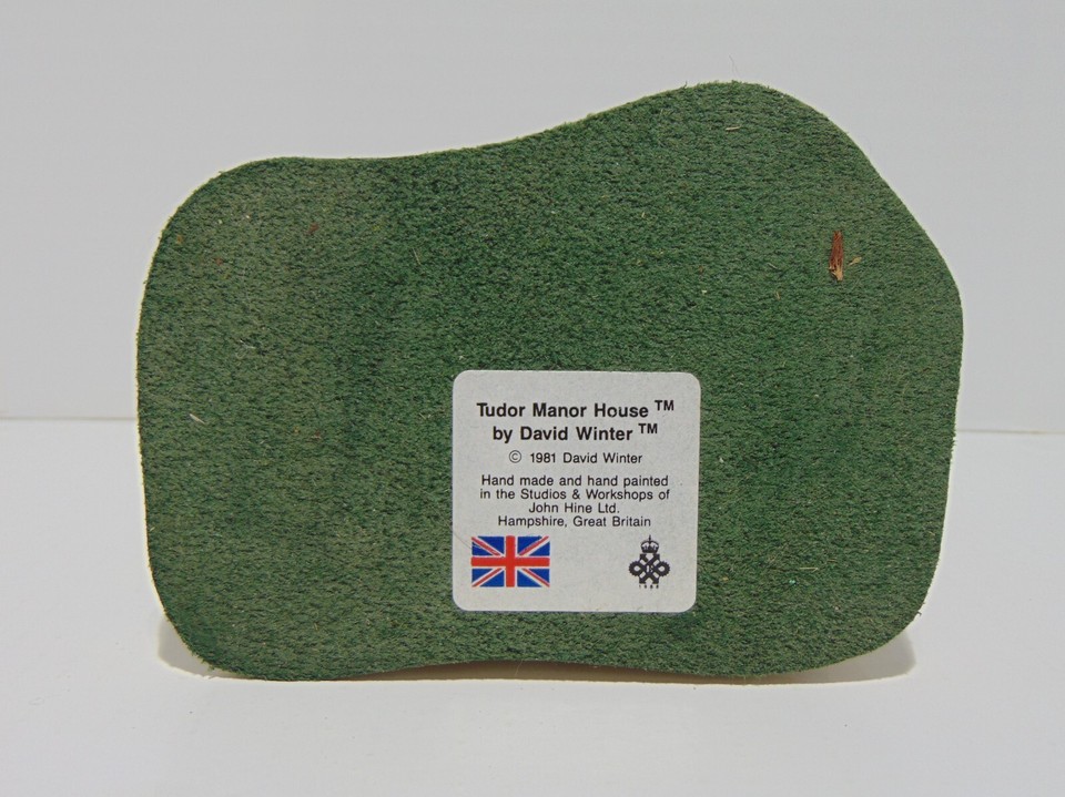 David Winter Cottages Tudor Manor 1981 No Box John Hine | eBay