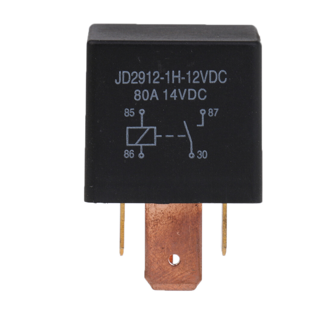 12V/24V 80A Relais Öffner Arbeitsstromrelais Schaltrelais 4-pin für Lkw ...