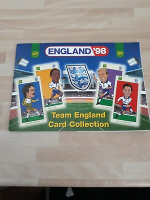 England 98 Term England Card Collection Complete + extra card | eBay UK
