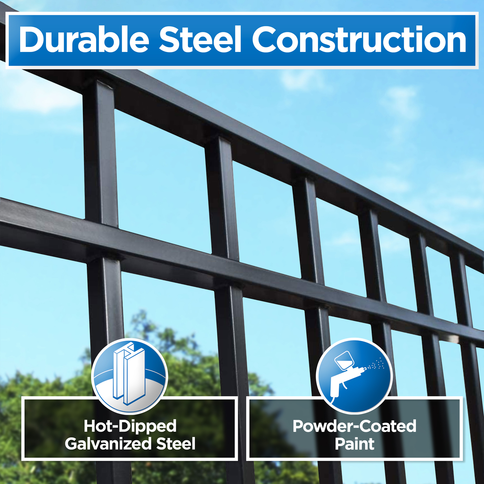 ALEKO Garden Yard Madrid Style Steel Single Sliding 20 feet Driveway ...