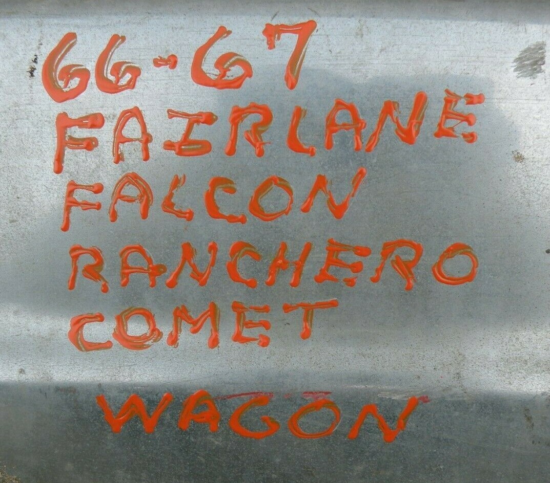 1966-1971 X Ford Ranchero Rear Back Triple Chrome Plated Bumper 66-71 ...