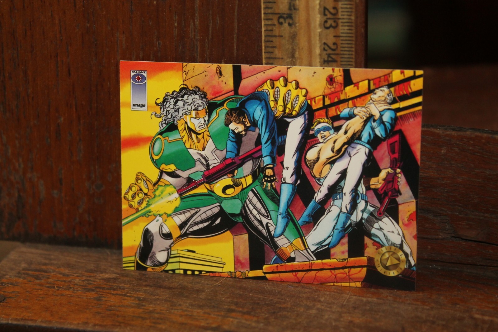 Vintage Trading Card 1993 Valiant Image Upper Deck Pyramid 82 Impact ...