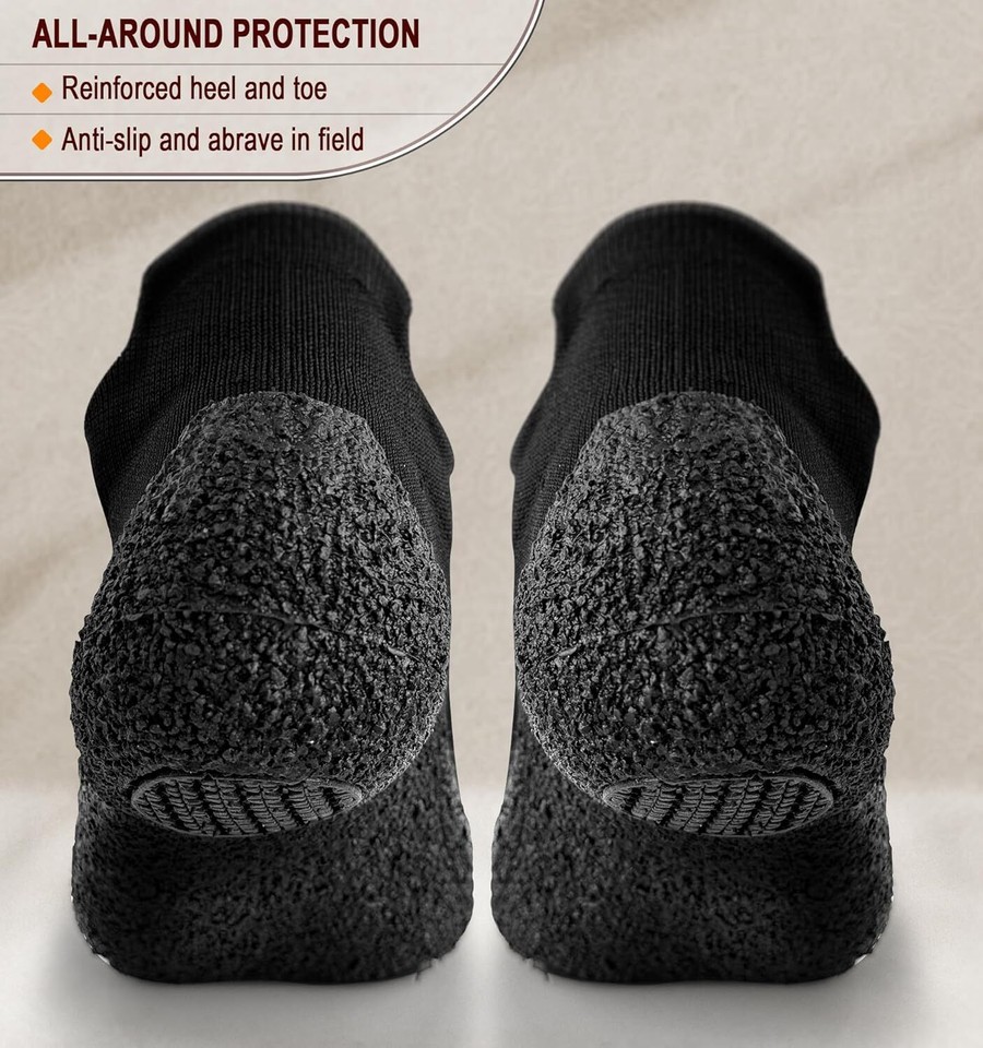 BULLIANT Men Slipper Socks,Grip Socks Hiking Water Shoes Barefoot Shoes ...
