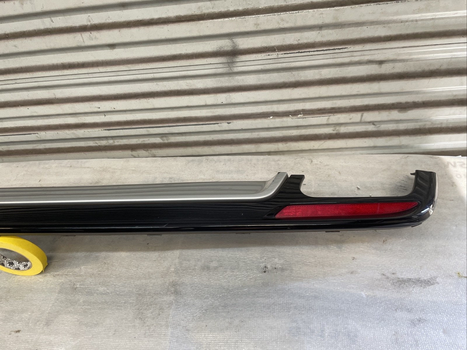 2013-2015 MERCEDES W222 S63 AMG REAR BUMPER TRIM VALANCE SKIRT OEM ...