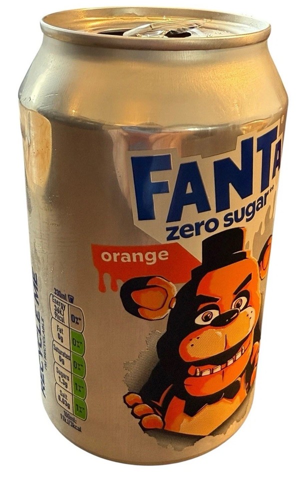 Five Nights at Freddys - UK Exclusive Fanta Orange FNAF Movie 2 Promo ...