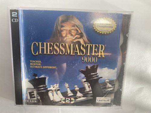 Chessmaster 9000 PC CD-ROM Computer Game - Two Discs - Windows 98/ME/XP ...