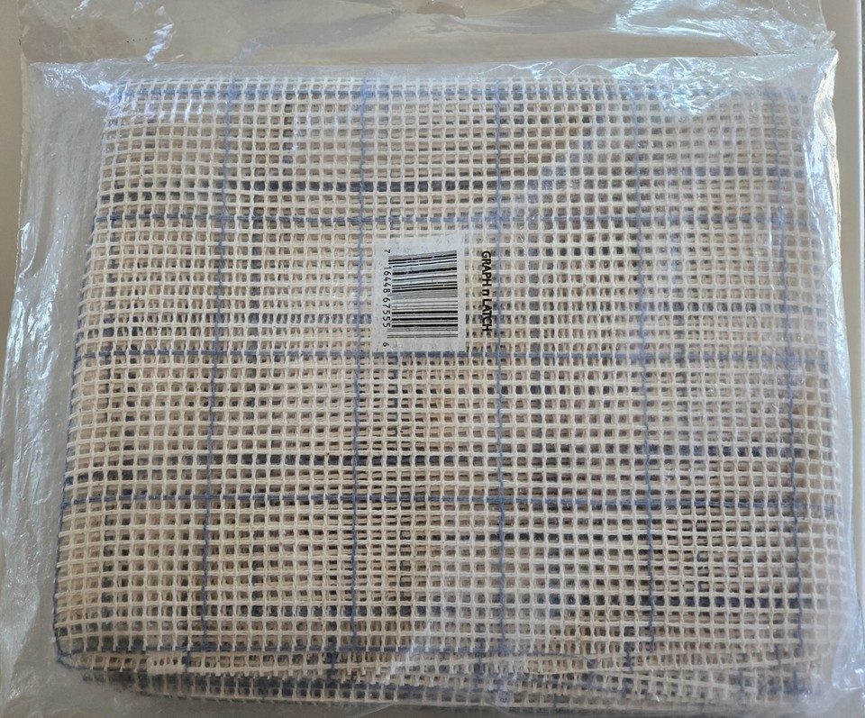 NEW MCG Textiles Latch Hook Rug Canvas Graph N Latch 5 Mesh 36x60 ...