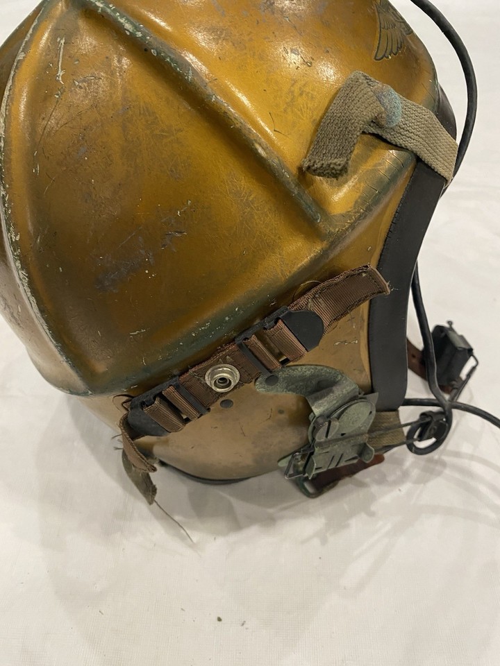 Vintage Flight Helmet & Liner US Navy Pilot Grouping Named | eBay