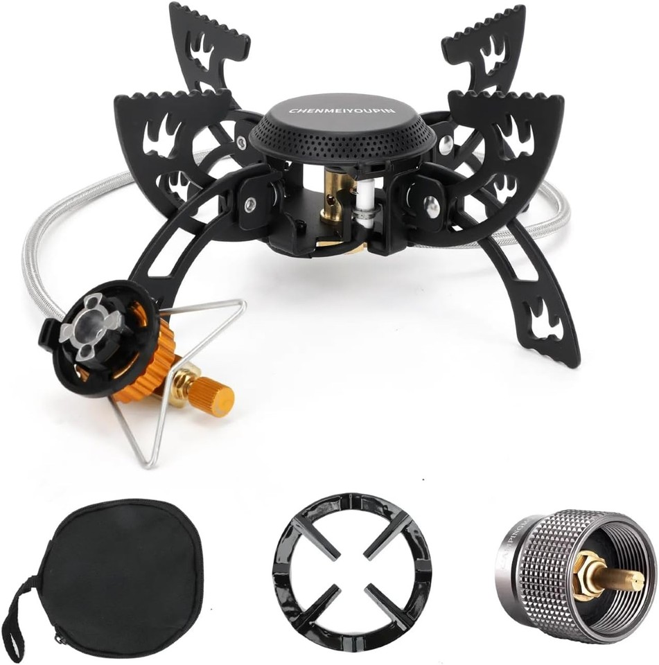 Camping Stoves Windproof Portable Propane Backpack for Hiking... | eBay