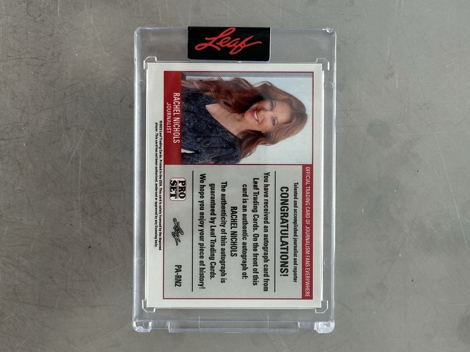 Rachel Nichols Leaf Pro Set Autograph Rookie Card Signed RC /202 NBA ...