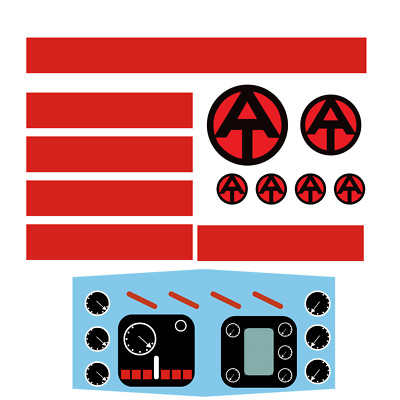 Vintage/Classic Style Gi Joe Adventure Team Helicopter Sticker Set ...