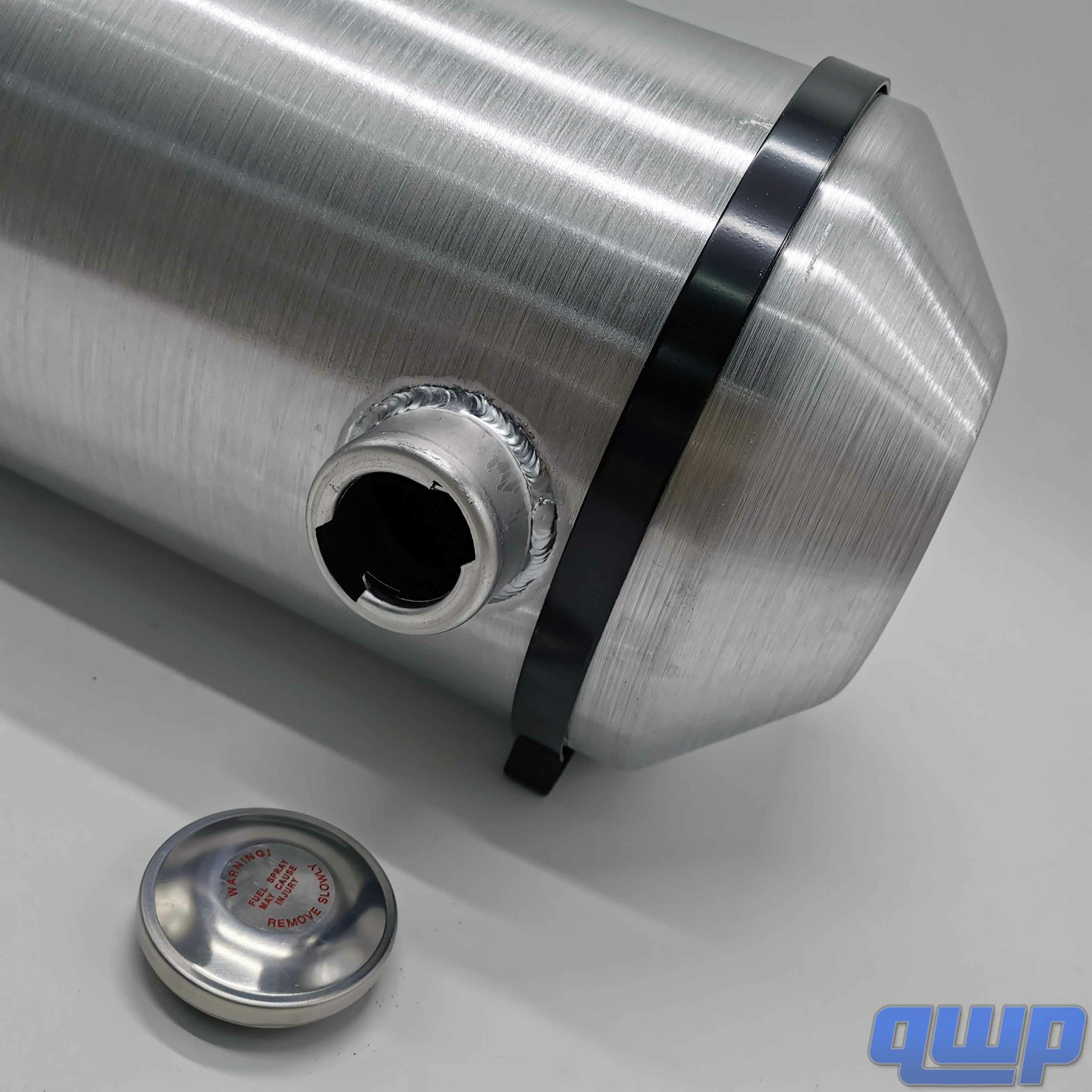 New 11 Gallons 10'' x 33'' Aluminum Spun Gas Tank Fuel Tank End Fill 3/ ...