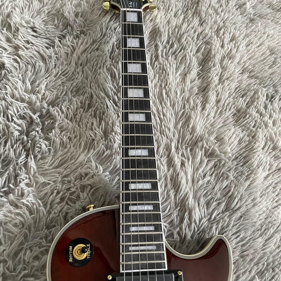 Factory 6 String Custom Electric Guitar Spalted Maple Top HPL Fretboard ...