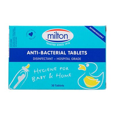 MILTON ANTI/BACT TAB 30 ANTIBACTERIAL - TABLETS ANTIBAC ANTI BACTERIAL ...