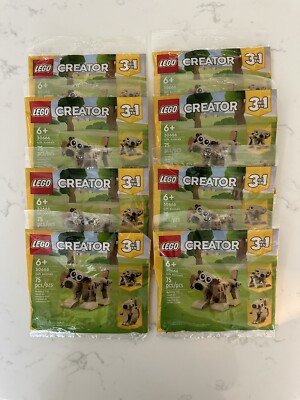 LEGO CREATOR: Gift Animals (30666) Dog Lot Of 8 Discount Buy ...