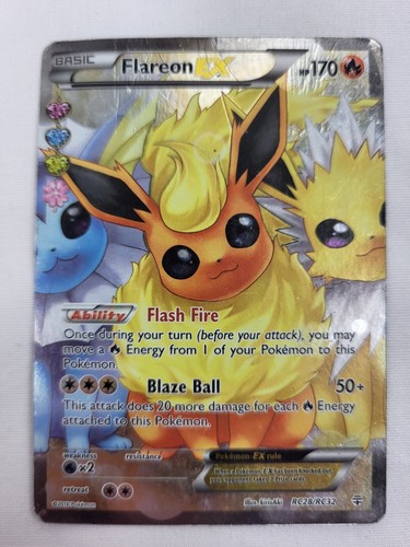 Pokemon Flareon EX Generations Full Art RC28/RC32 | eBay