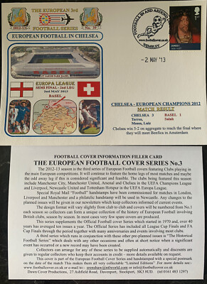 Chelsea v Basel 2nd May 2013 Europa League Dawn First Day Cover | eBay UK