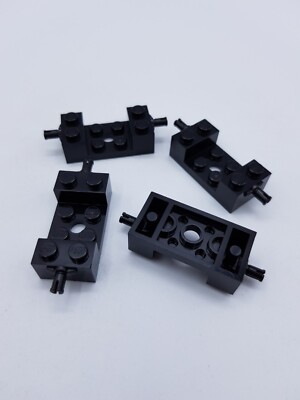 LEGO LOT 4 X BEARING ELEMENT 2X4 MINI SNAP NOIR REF 42947 / 6369923 ...