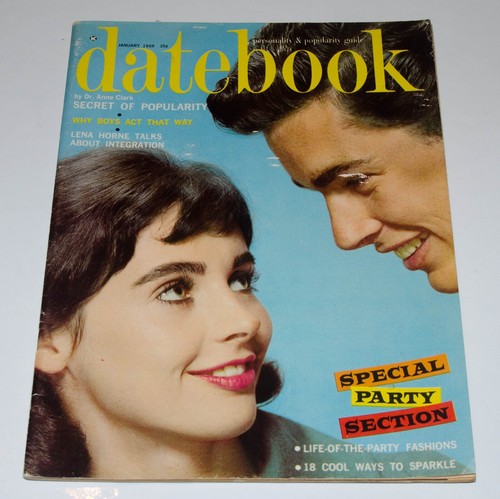 Datebook Magazine March 1959 Lena Horne Integration Millie Perkins CB4 ...