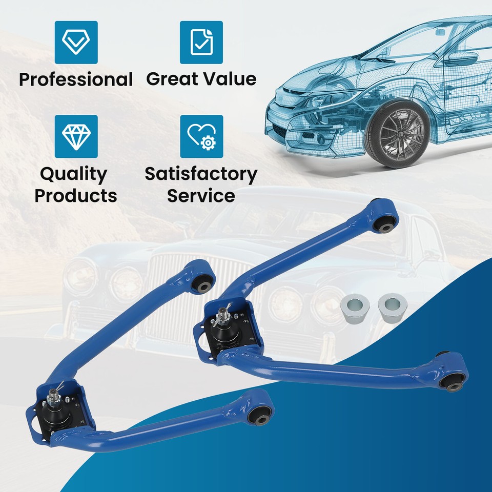 2pcs Adjustable Front Upper Camber Arm Kit For Infiniti G35 Coupe 2003 ...