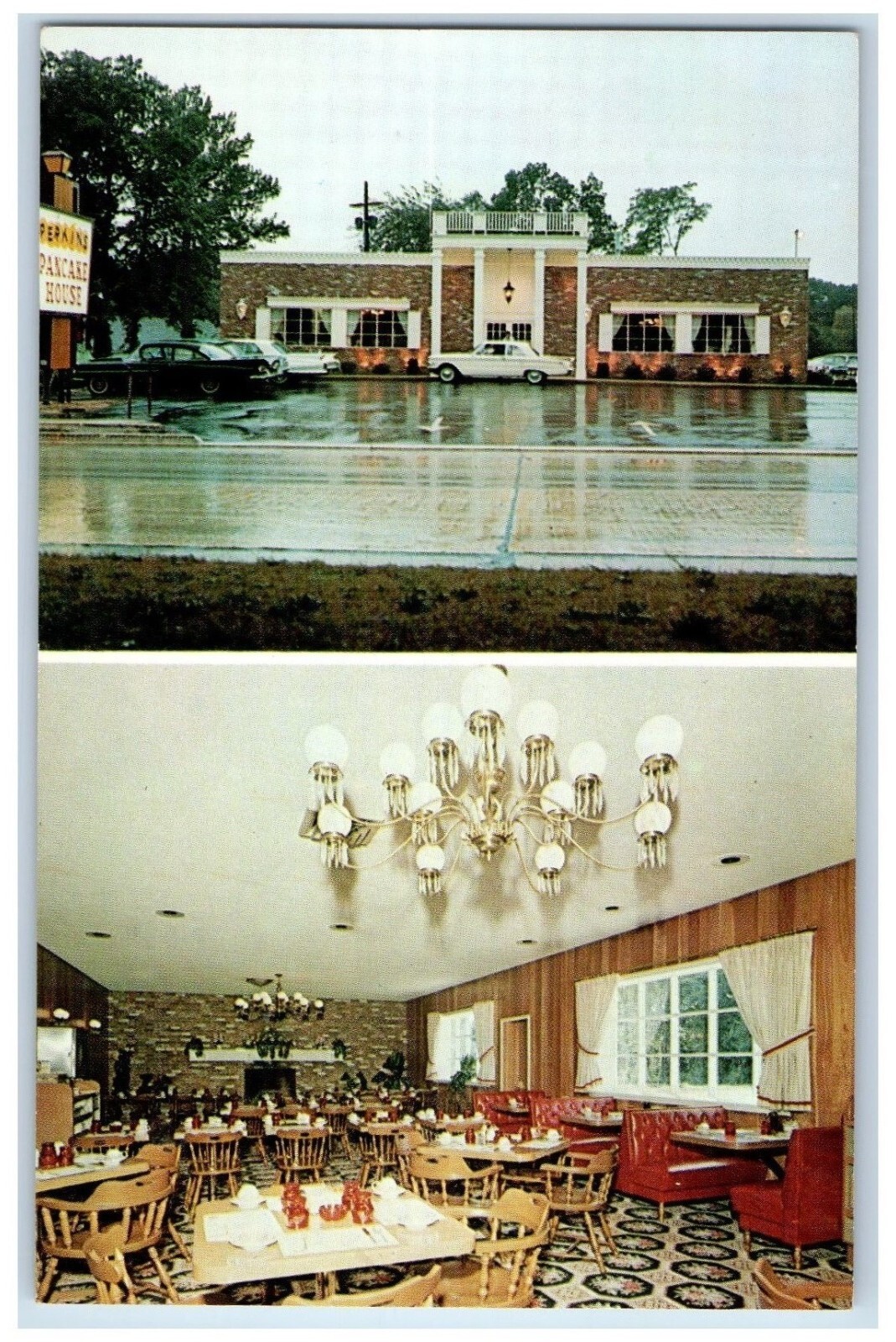c1960 Perkins Pancake House Neptune New Jersey NJ Multi-View Vintage ...
